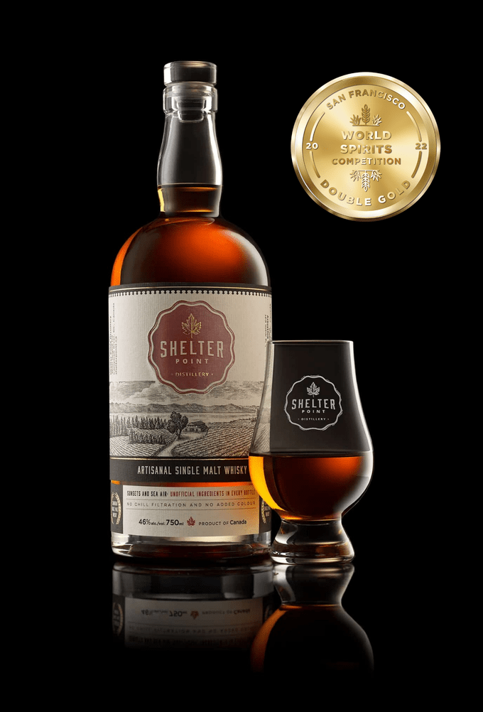 Shelter Point Distillery Wins Two Double Gold Medals