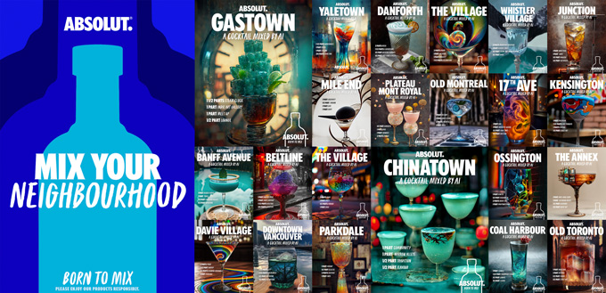 Absolut Uses AI Technology to Mix Cocktails for Vancouver