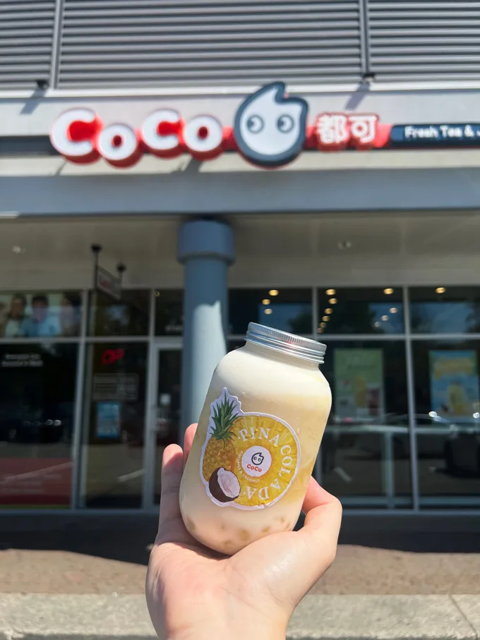 CoCo Tea YVR NEW Summer Drink Inspired By Classic Cocktail, Piña Colada