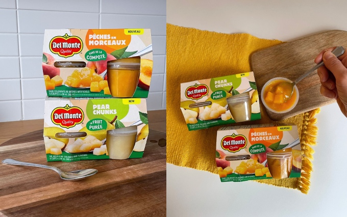 Discover Del Monte New Fruit chunks in Fruit Purée Snacks