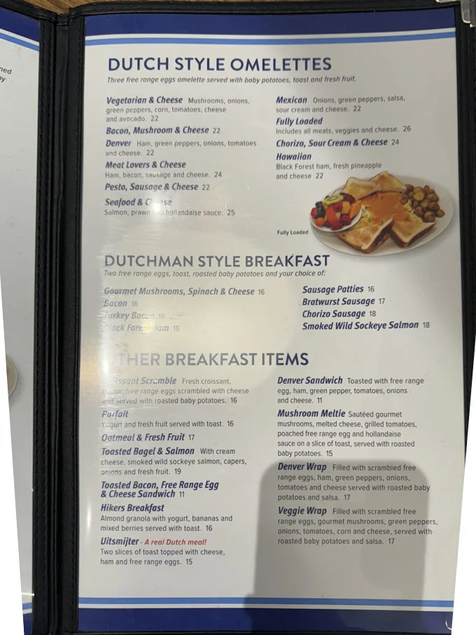 Angelina’s Dutch Corner New Westminster New Renovated Space