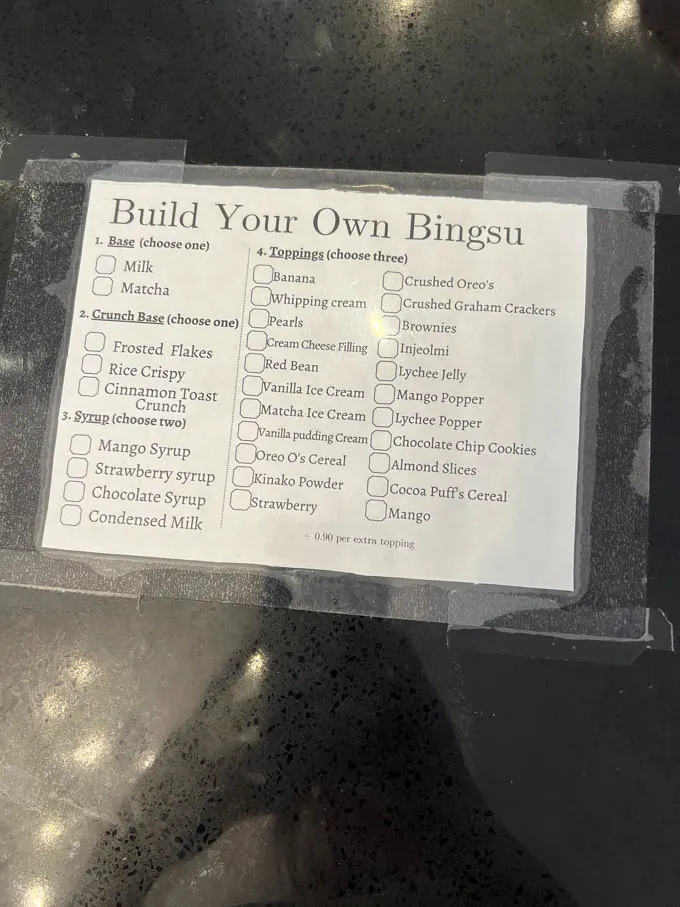 Winter Bear Dessert and Tea House: Bingsu and Bubble Tea