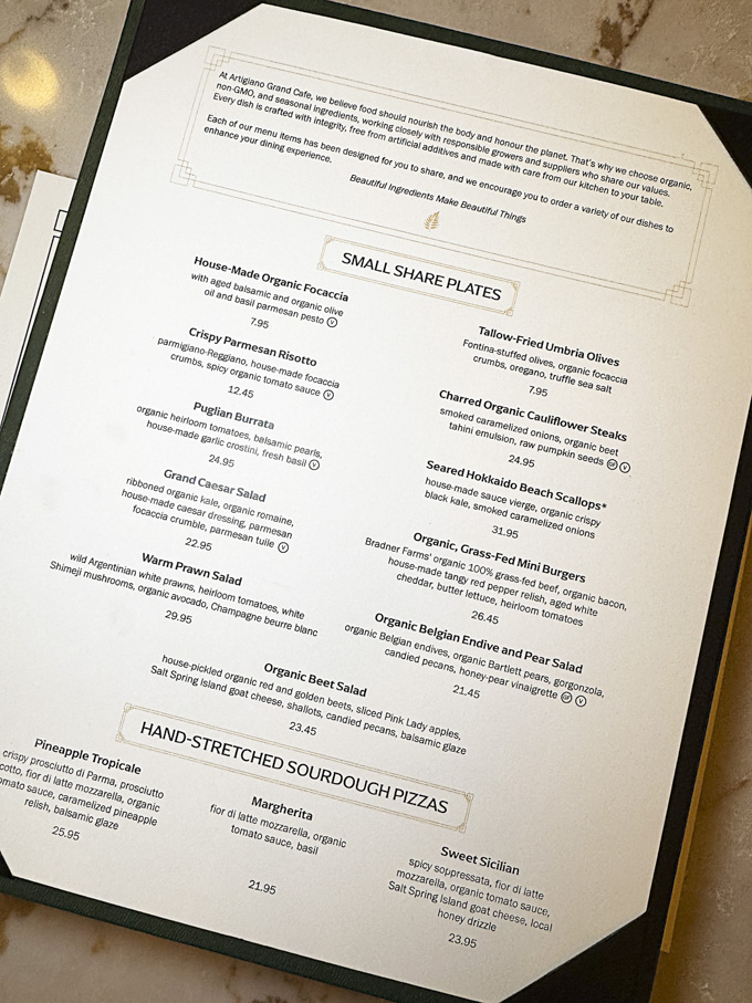 Artigiano Grand Cafe at Park Royal, West Vancouver Review